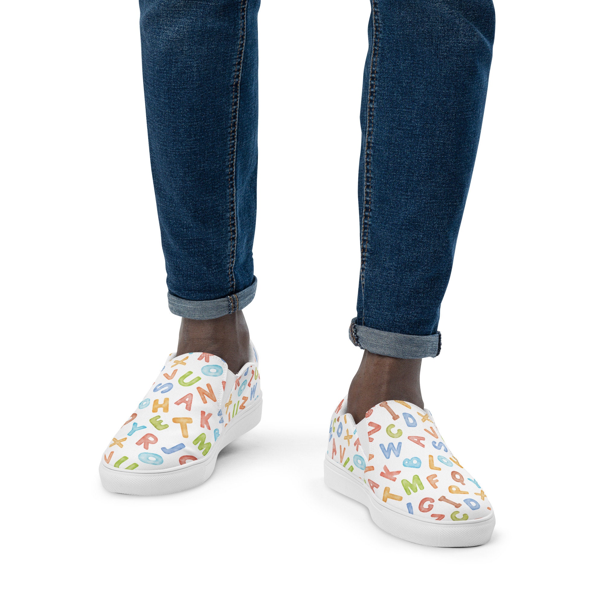 ABDL Alphabet Slip on Shoes Adult Baby - Etsy