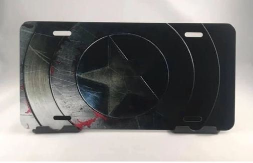 ALUMINUM CAR PLATE, Marvel Car Tags, Gloss License Plate, 1st Avenger ...