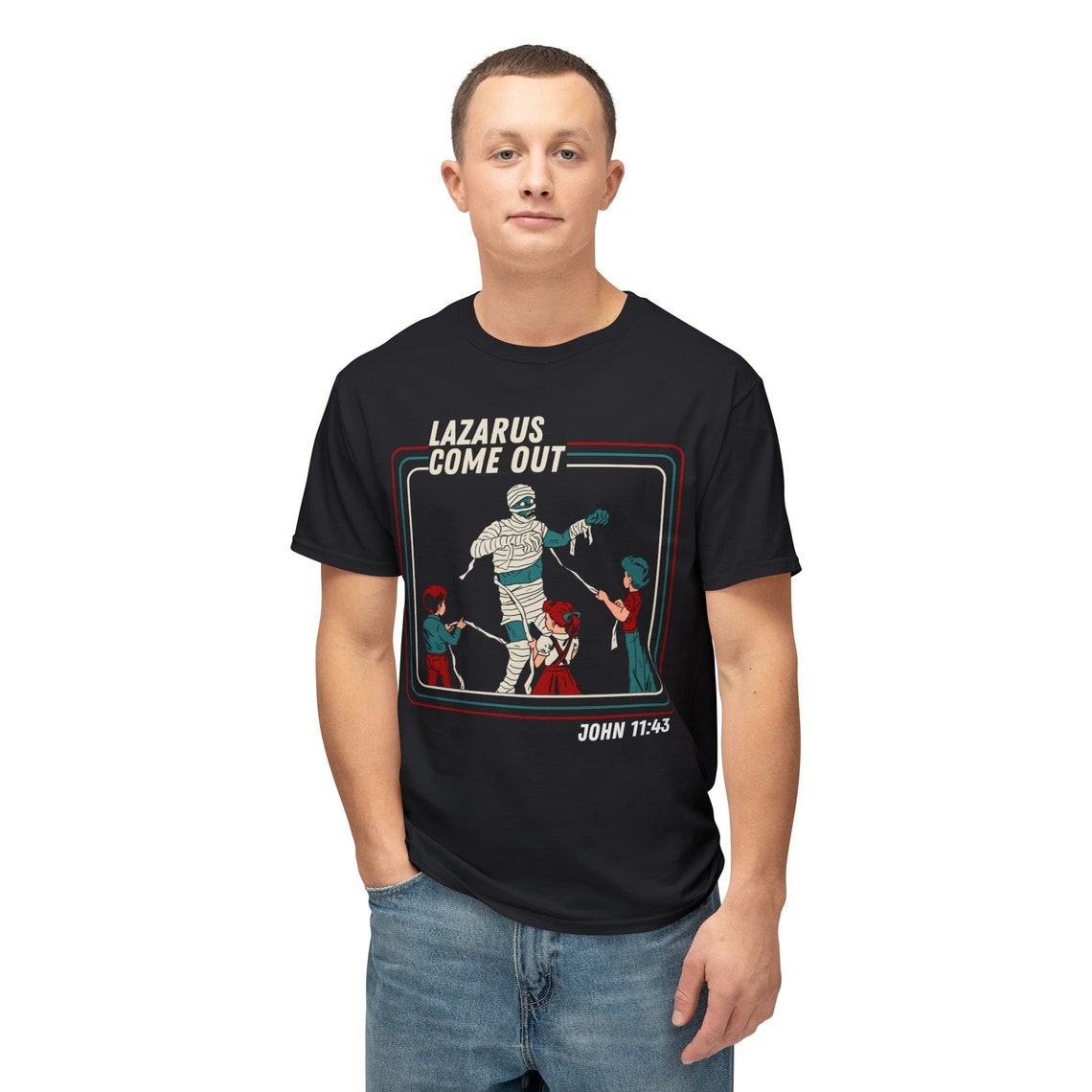 Lazarus Come Out Humor Christian T-shirt, Faith T-shirt - Etsy