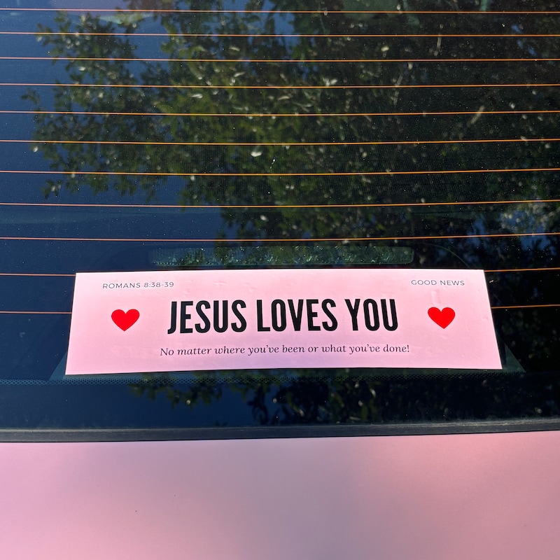 Christian Bumper Sticker - Etsy