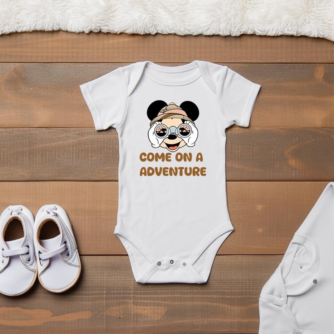 Mickey Mouse Come on an Adventure Neutral - Etsy