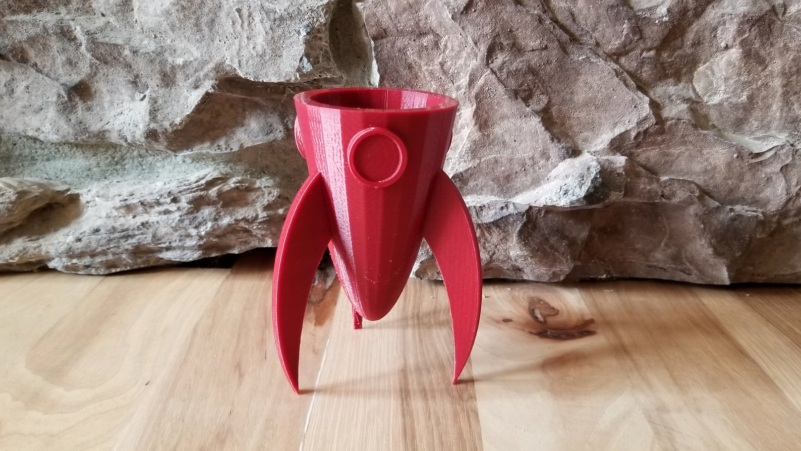 Rocket 3D Printed Planter | Etsy