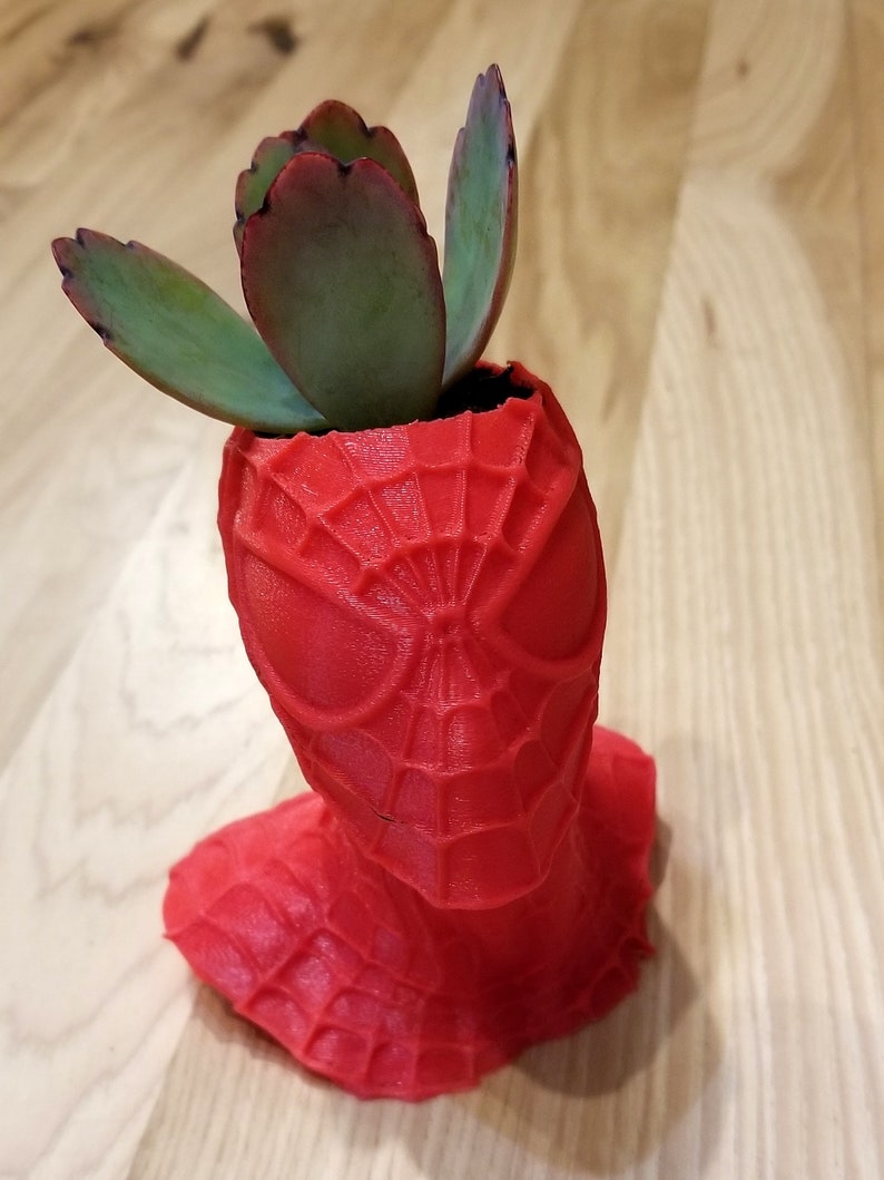 Spider-man 3D Printed Planter - Etsy