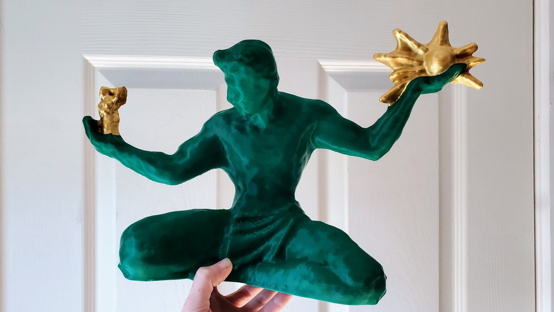 The Spirit of Detroit Statue 3D Printed MEGA Figure 15" Wide - Etsy