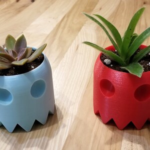 Pac-man Arcade Game 3D Printed Planter - Etsy