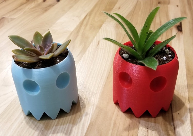Pac-man Arcade Game 3D Printed Planter - Etsy