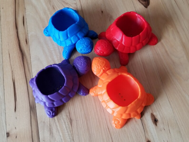Teenage Mutant Ninja Turtle 3D Printed Planter TMNT - Etsy
