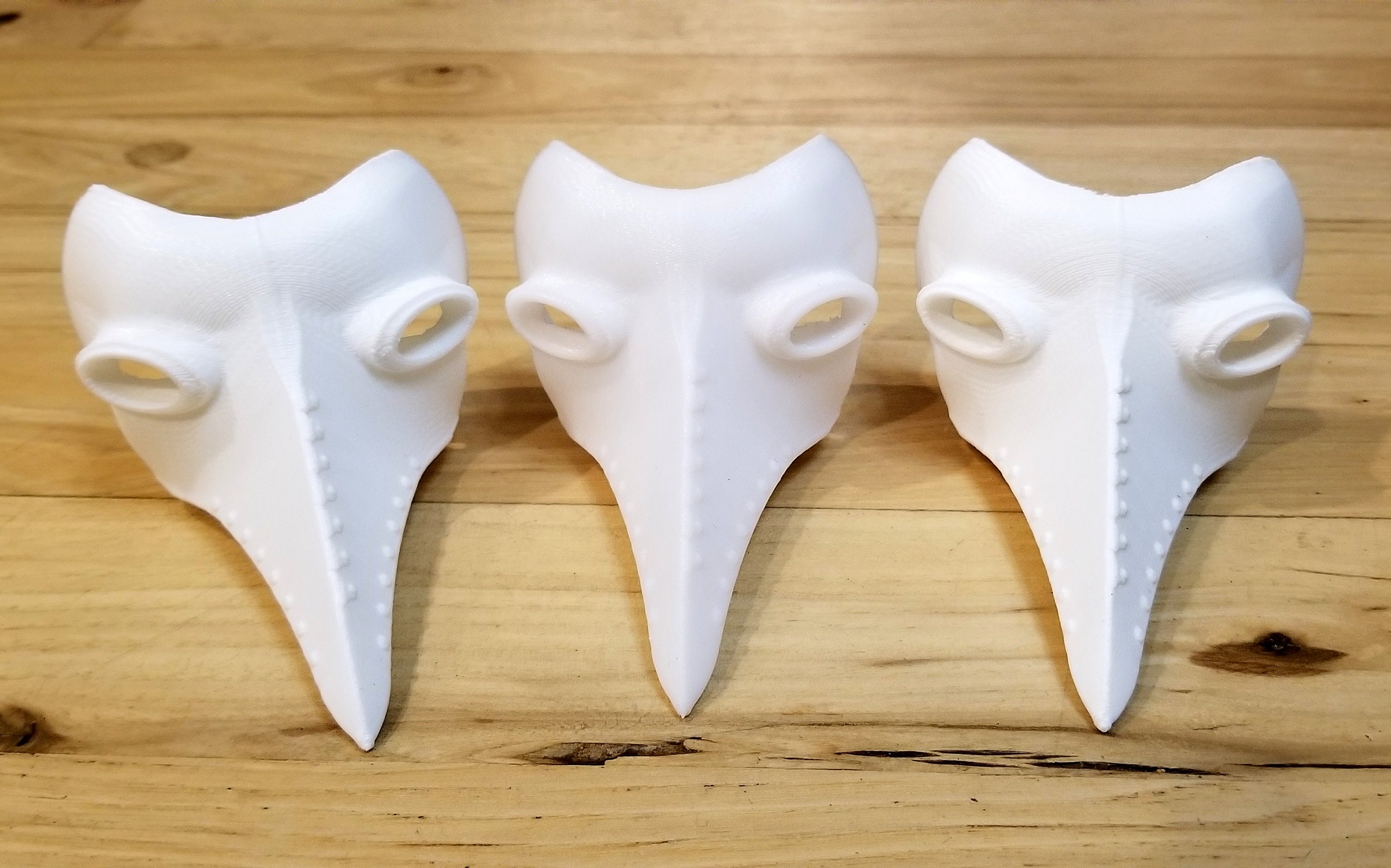 3D Printed Miniature Plague Long-nose Mask for | Etsy