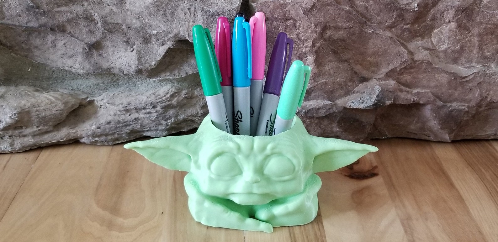 Cute alien Baby 3D Printed Pen or Pencil Holder - Etsy