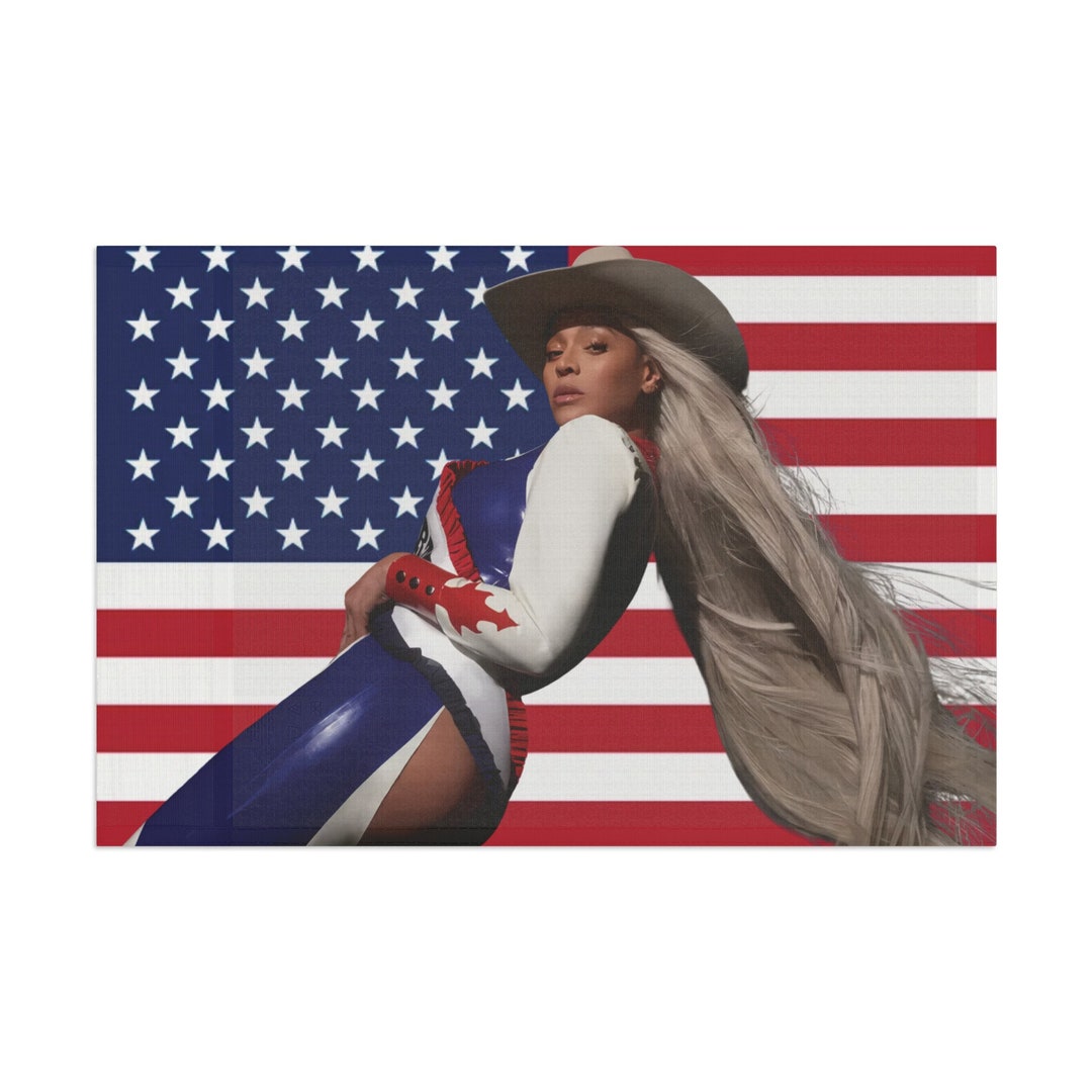 Beyonce Cowboy Carter USA Flag - Etsy