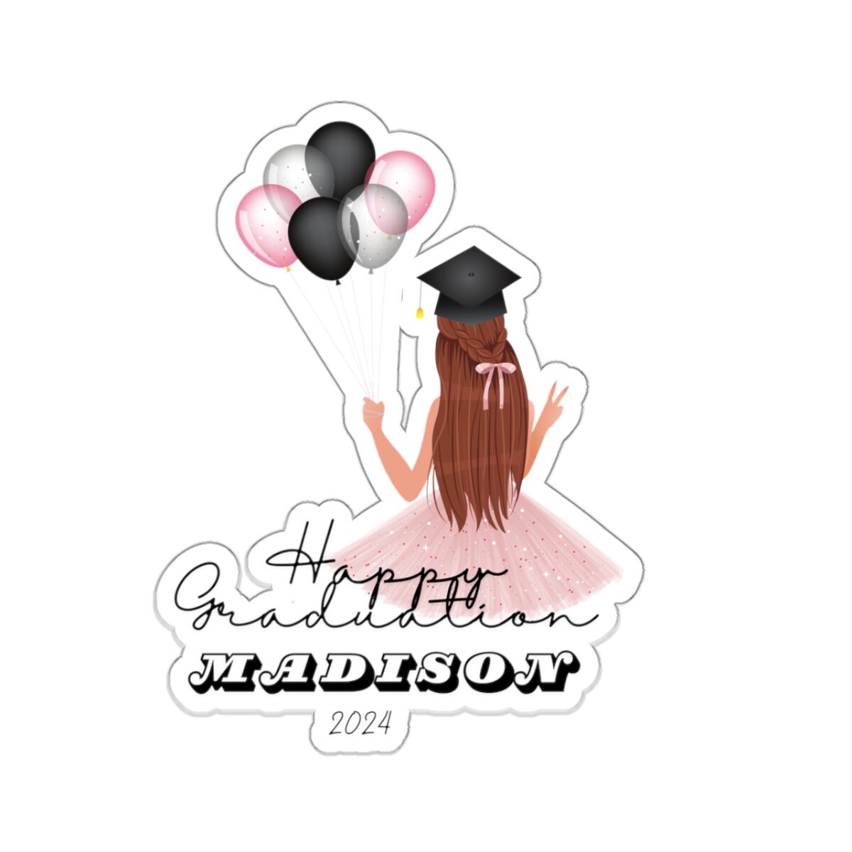 Personalized Graduation Stickers With Names/graduation Decoration ...