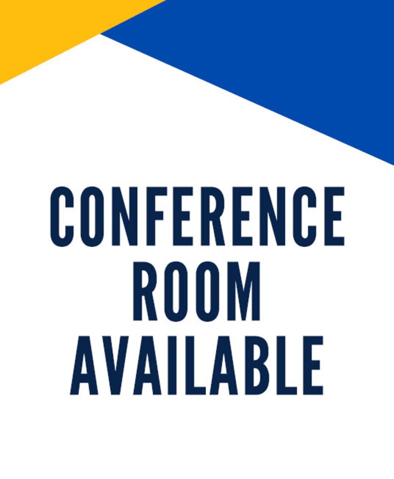 Meeting in Progress & Room Available Sign - Digital Download 18x24 - Etsy