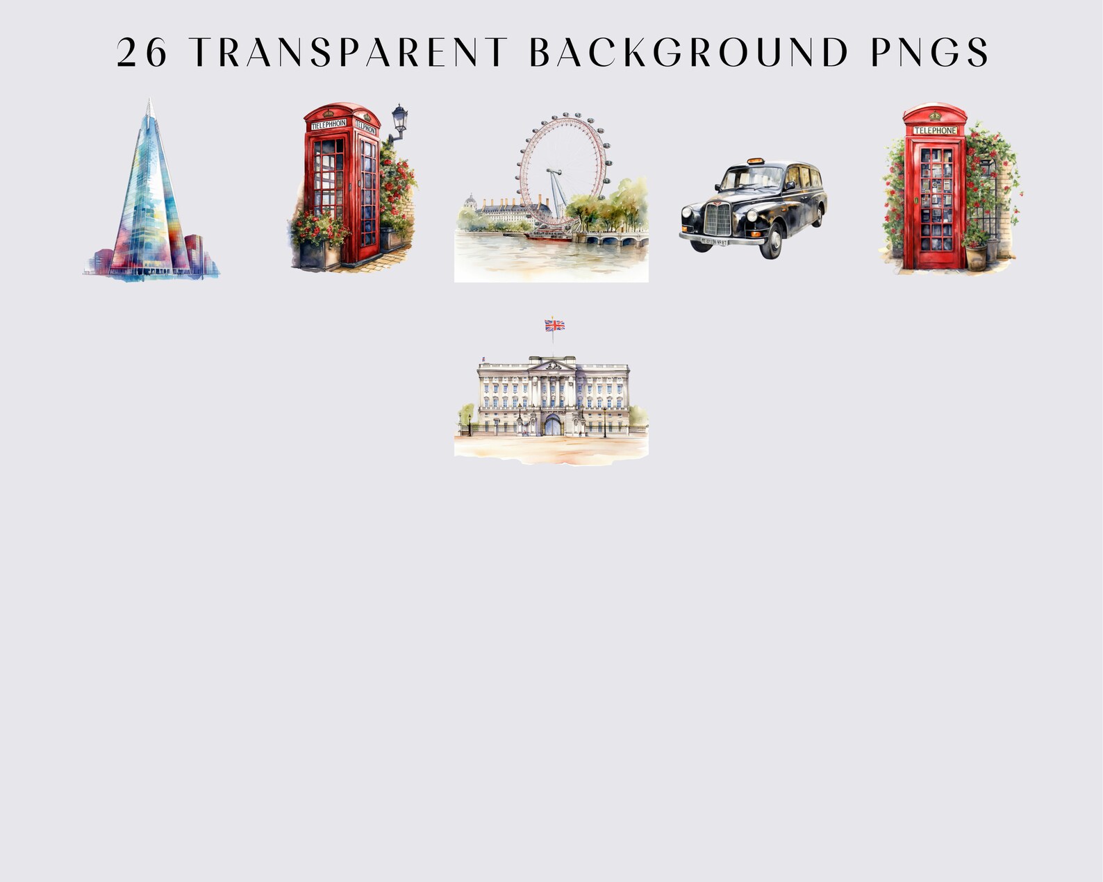 London Clipart British Landmark, 26 PNG London Vacation Travel Clipart ...