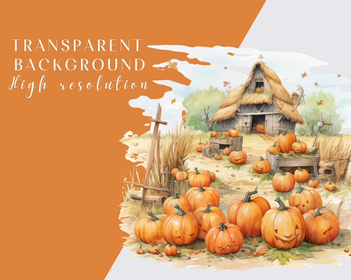 Watercolor Autumn Clipart, Autumn Clipart Download, Cozy Fall Clipart ...