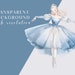 Blue Watercolor Ballerina Clipart, Ballet PNG, Commercial Use ...