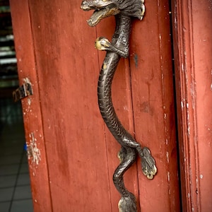 Vintage Bronze Dragon Door Handle – Unique Decorative Hardware for ...