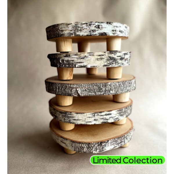 Birch Cake Stand - Etsy
