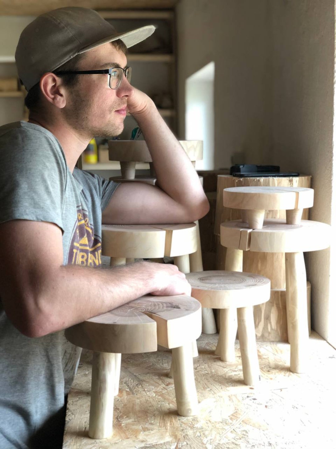 Natural Lifestyle Wood Furniture, Ecological Stand Handcrafted in Four ...