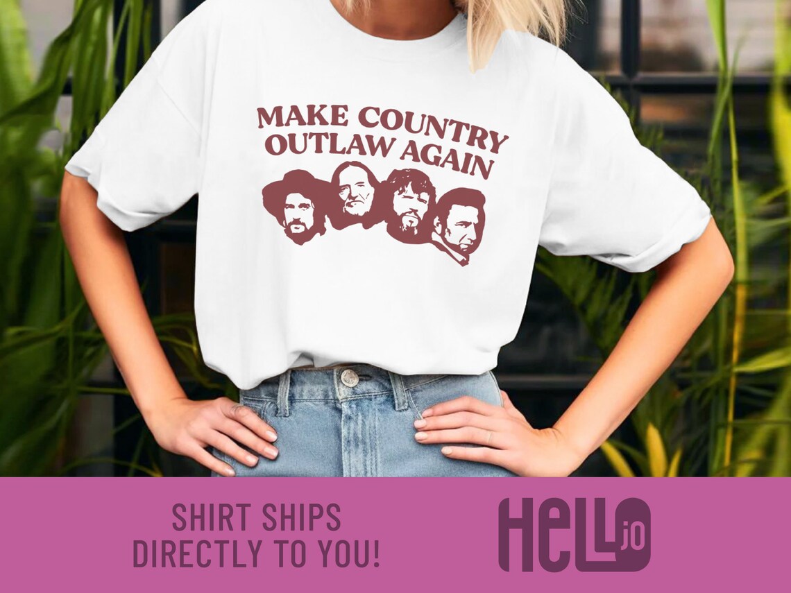 Highway Men, Outlaw Country Shirt, Make Country Outlaw Again Shirt ...