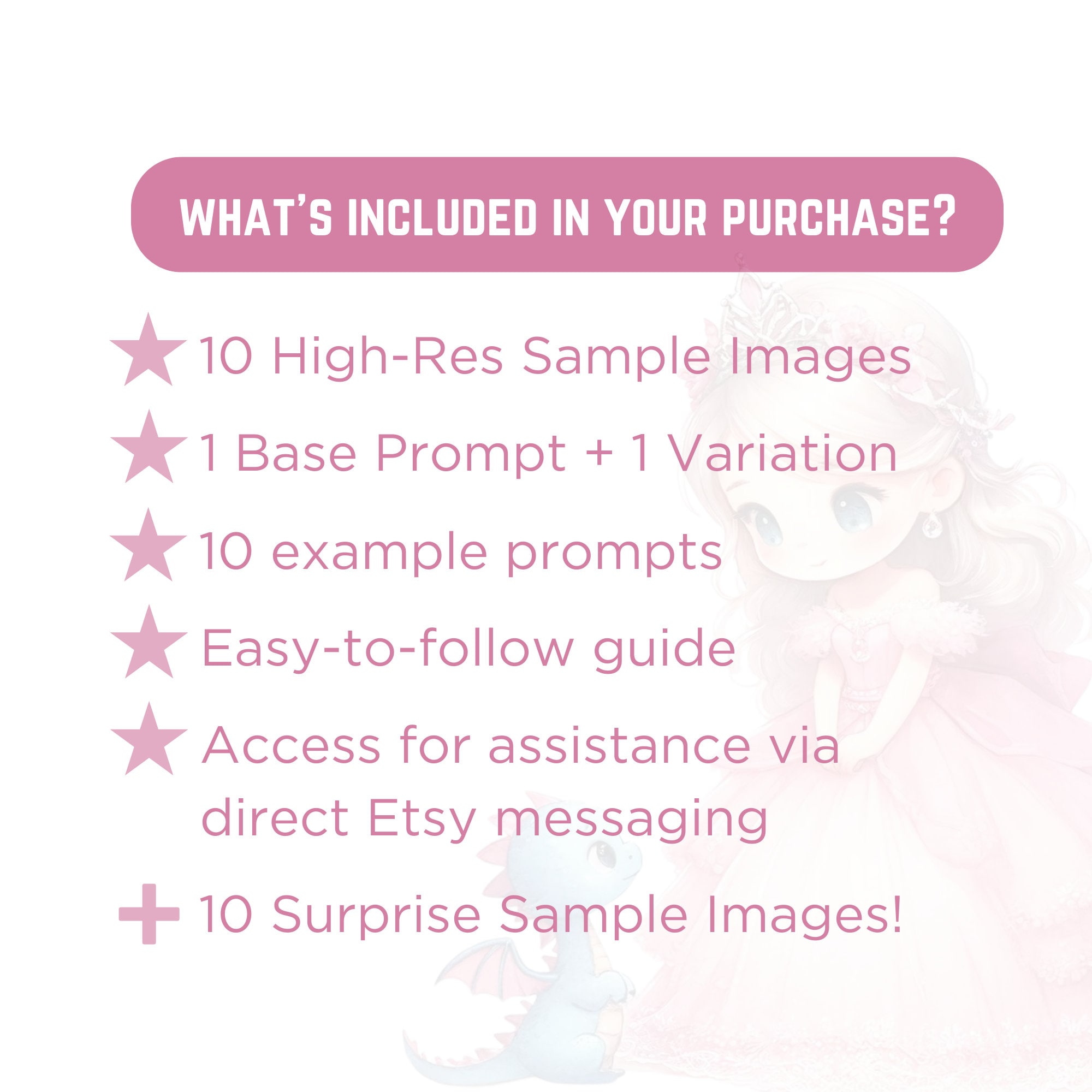 DALLE 3 Prompt Cute Princess, Ai Prompt, Chat GPT Prompt, Watercolor ...