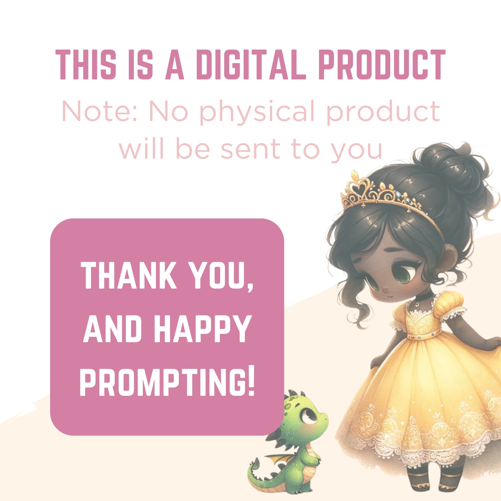 DALLE 3 Prompt Cute Princess, Ai Prompt, Chat GPT Prompt, Watercolor ...