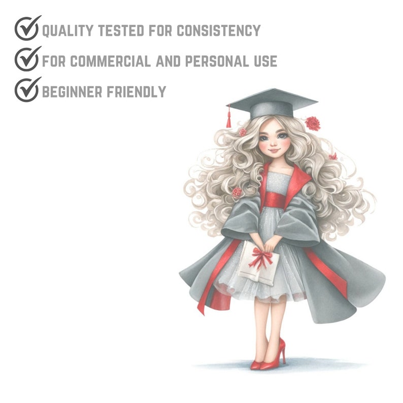 DALLE 3 Prompt Graduation Girls, Ai Girl, Chat GPT, Watercolor Prompt ...