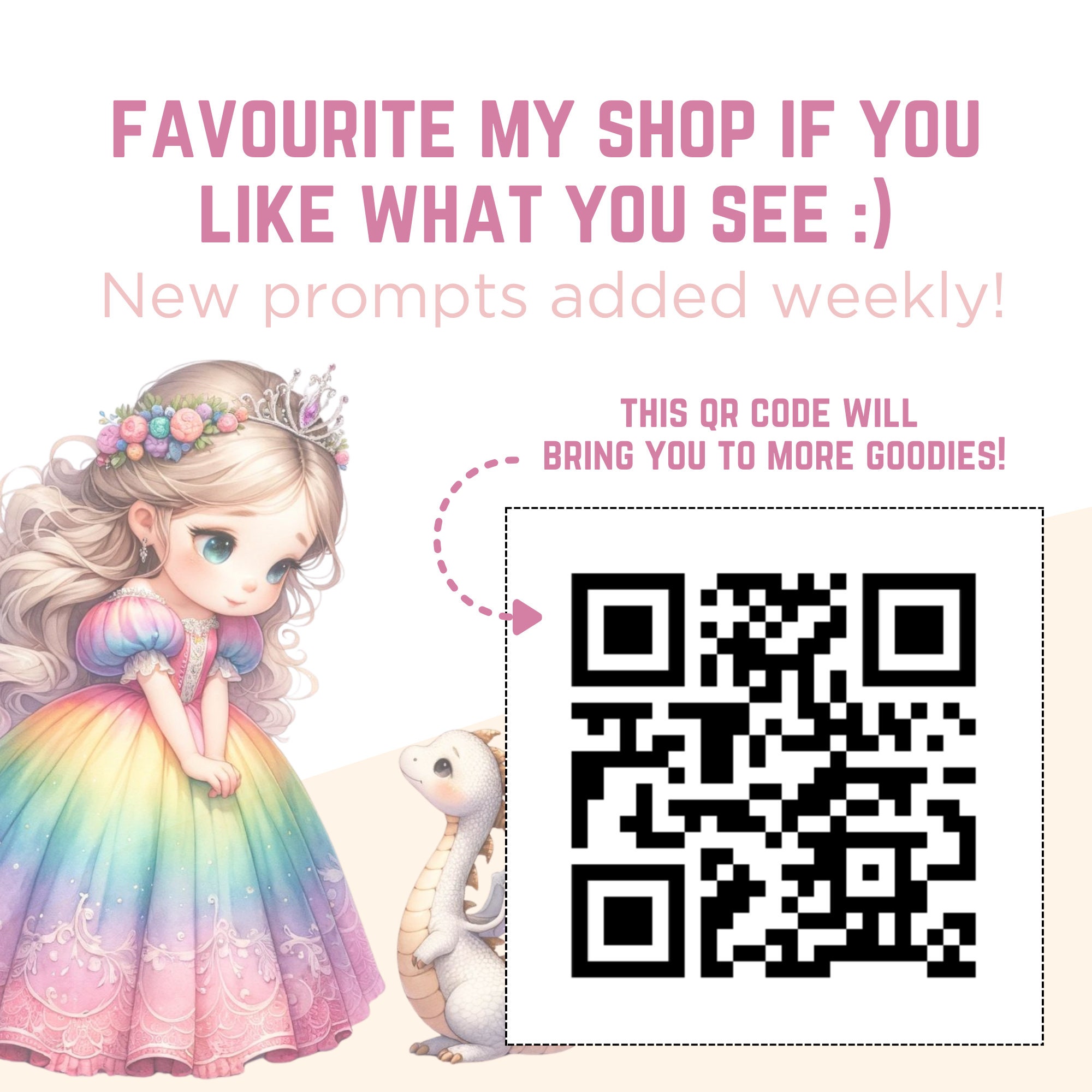 DALLE 3 Prompt Cute Princess, Ai Prompt, Chat GPT Prompt, Watercolor ...