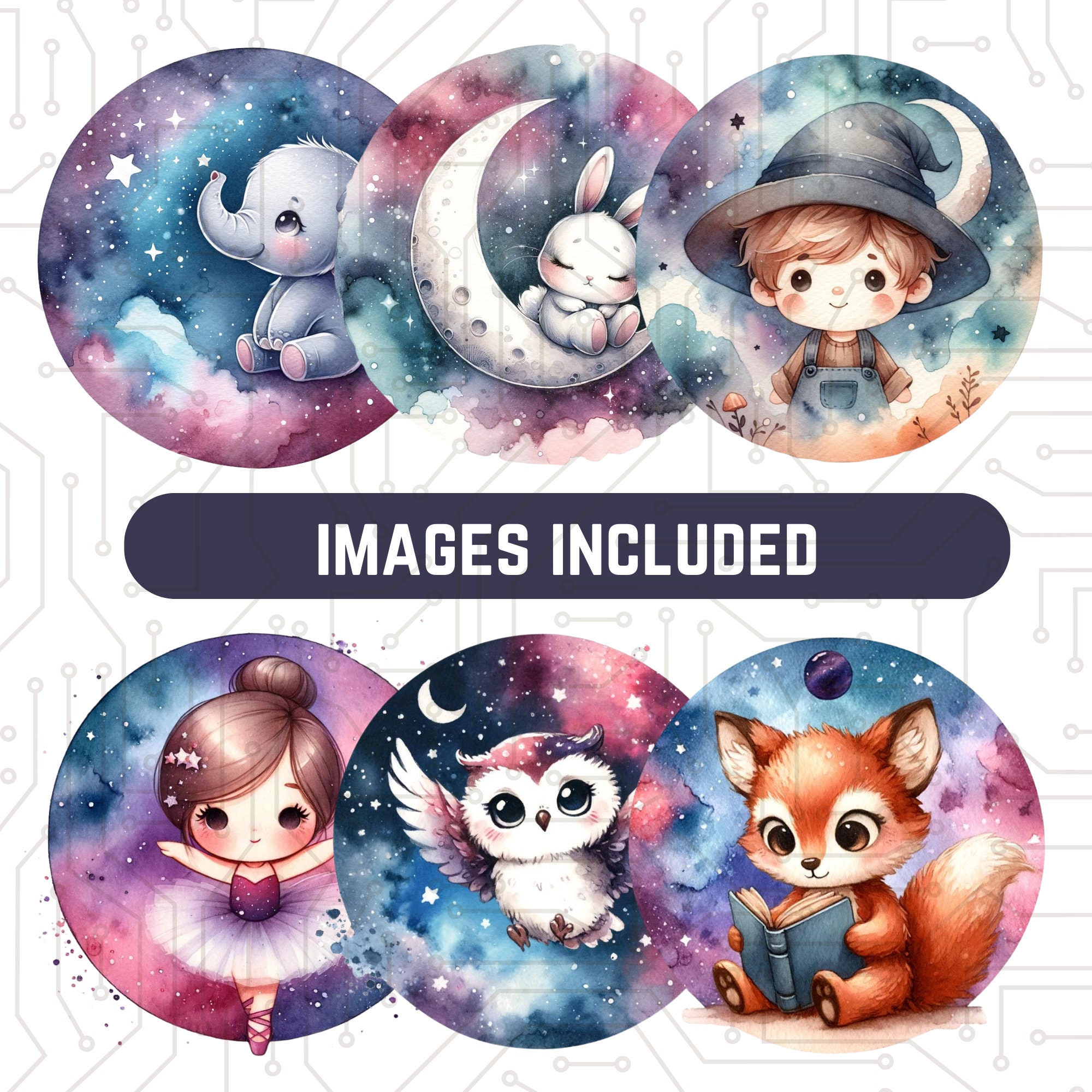 DALLE 3 Cute Character Icons, Ai Prompt, Chatgpt Prompt, Watercolor ...
