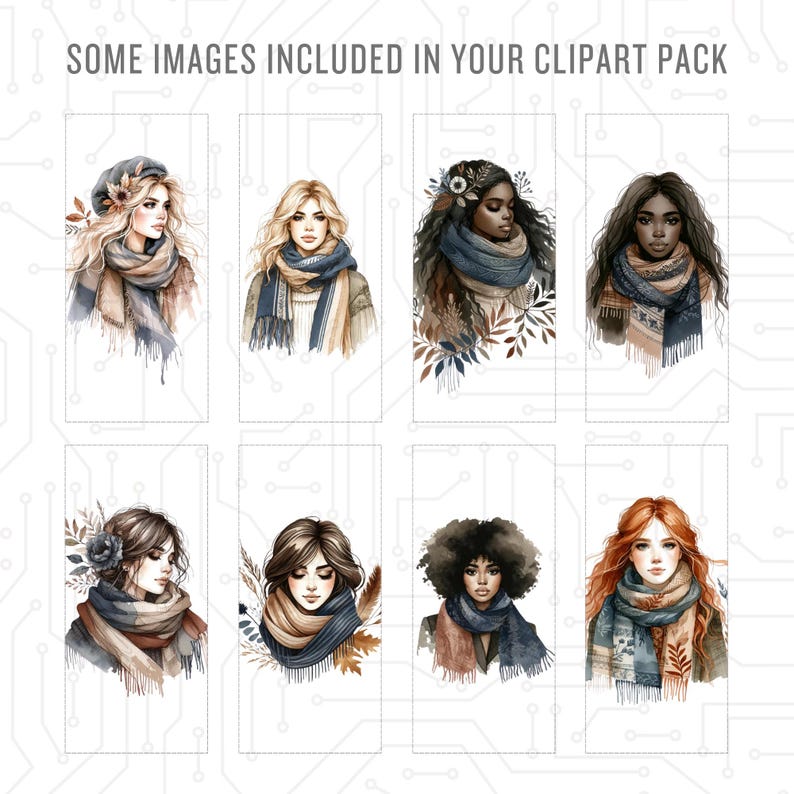 Fall Boho Clipart, Boho Clipart Bundle, Autumn Clipart, Cozy Fall ...