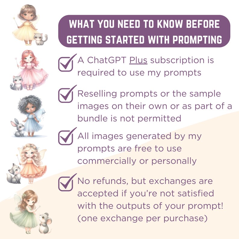 DALLE 3 Prompt Cute Fairy Girl, Ai Girl, Ai Prompt, Chat GPT Prompt ...