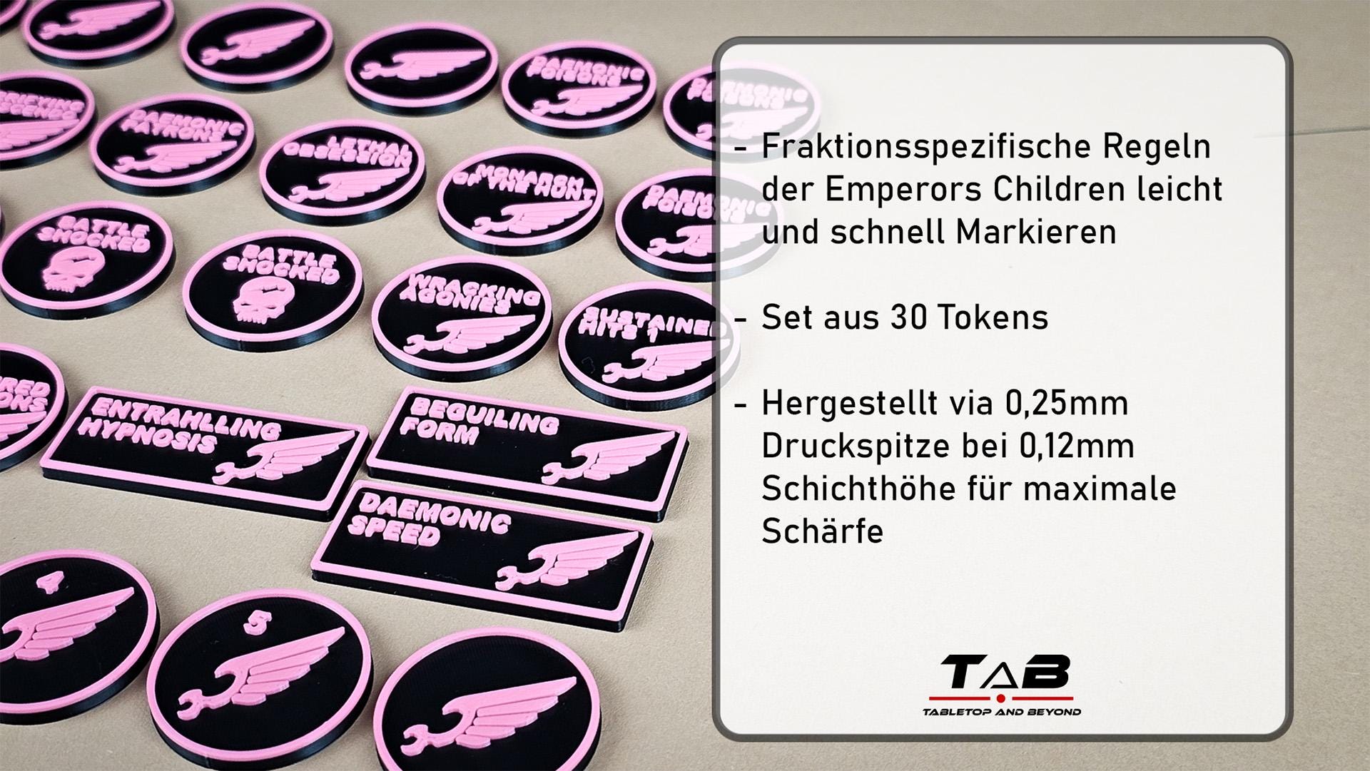 Emperors Children Token Set | Warhammer 40k Tokens - Etsy