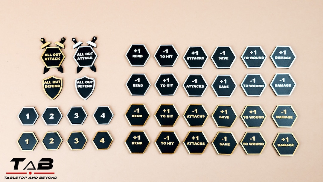 Age of Sigmar Essentials 36 Token Set | Warhammer Accessories for Aos ...