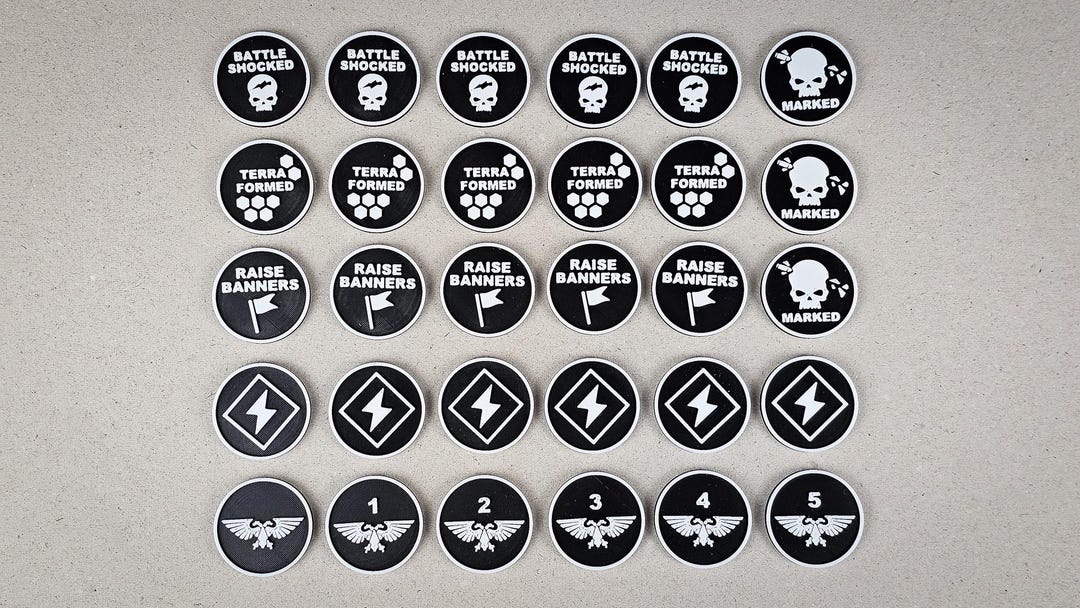 Pariah Nexus Mission Token Set | Warhammer Tokens - Etsy