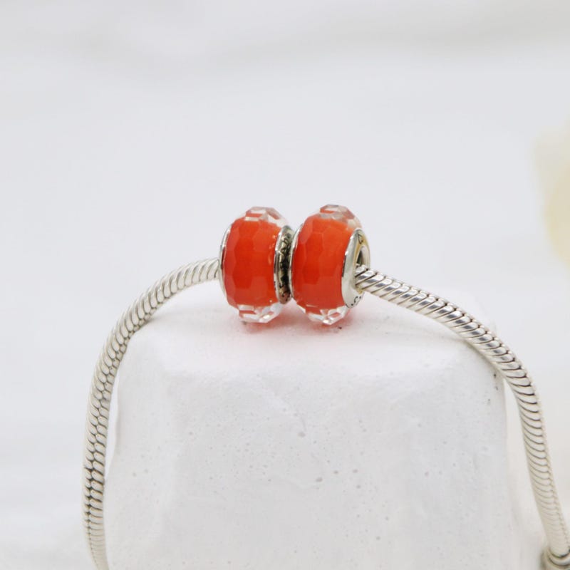 Orange Pandora Bracelet - Etsy