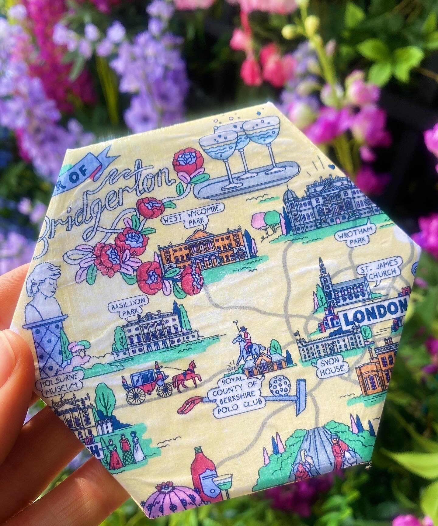 Illustrated Map Hexagon Travel Tile Wall Decor, Custom Home Decor Gift ...