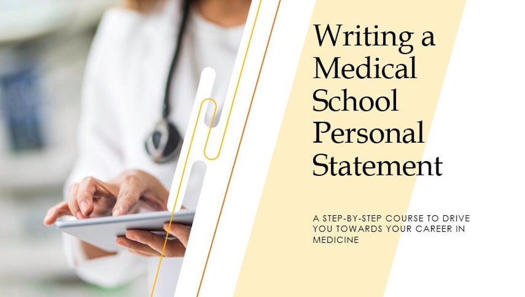 Course: Writing a Personal Statement for Medical School With FREE ...