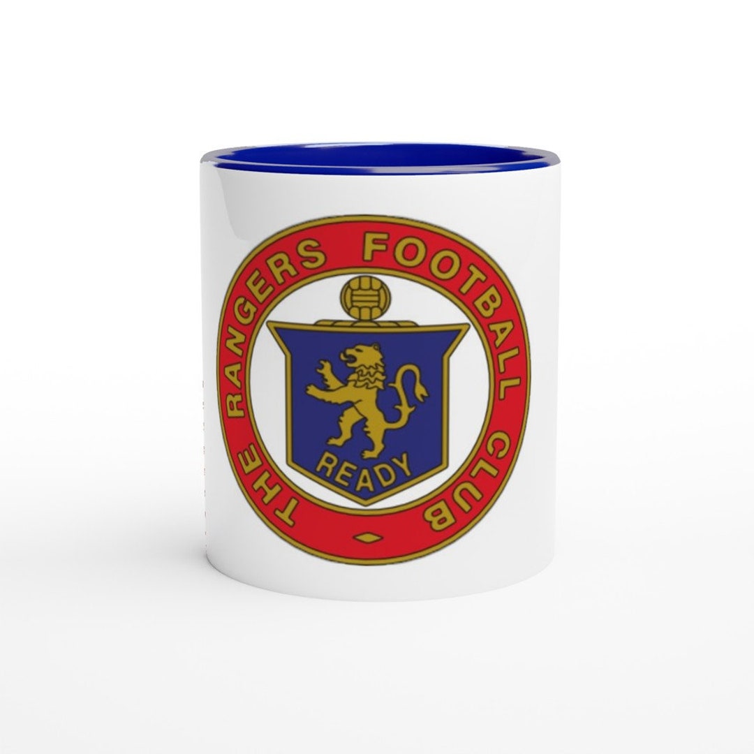 Rangers FC Retro Badge Ceramic Mug - Etsy