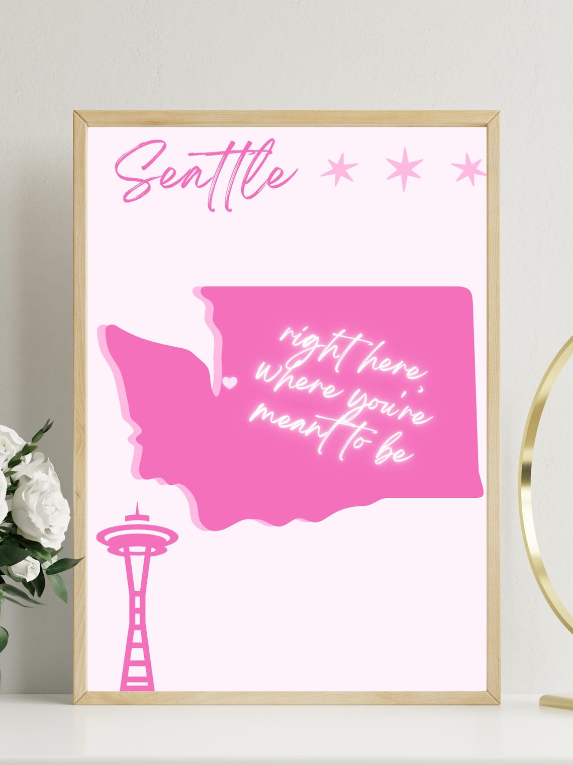 Custom College Wall Art for Dorm - Etsy
