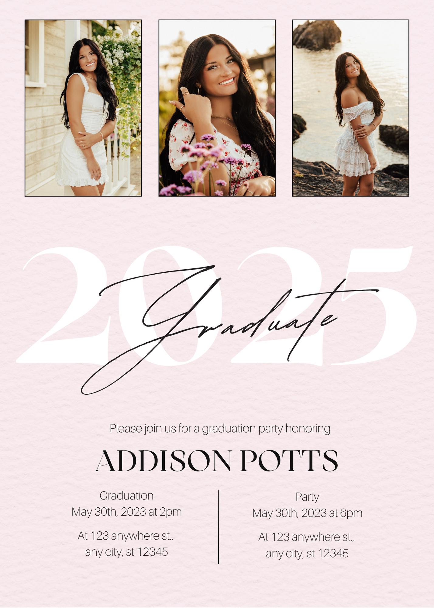 Custom Graduation Party Cards - Etsy