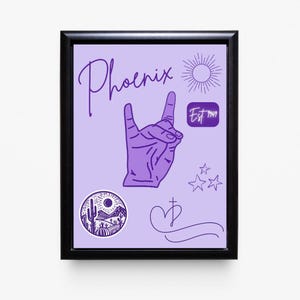 Gcu/grand Canyon University Dorm Wall Prints - Etsy
