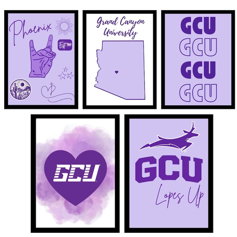 Gcu/grand Canyon University Dorm Wall Prints - Etsy