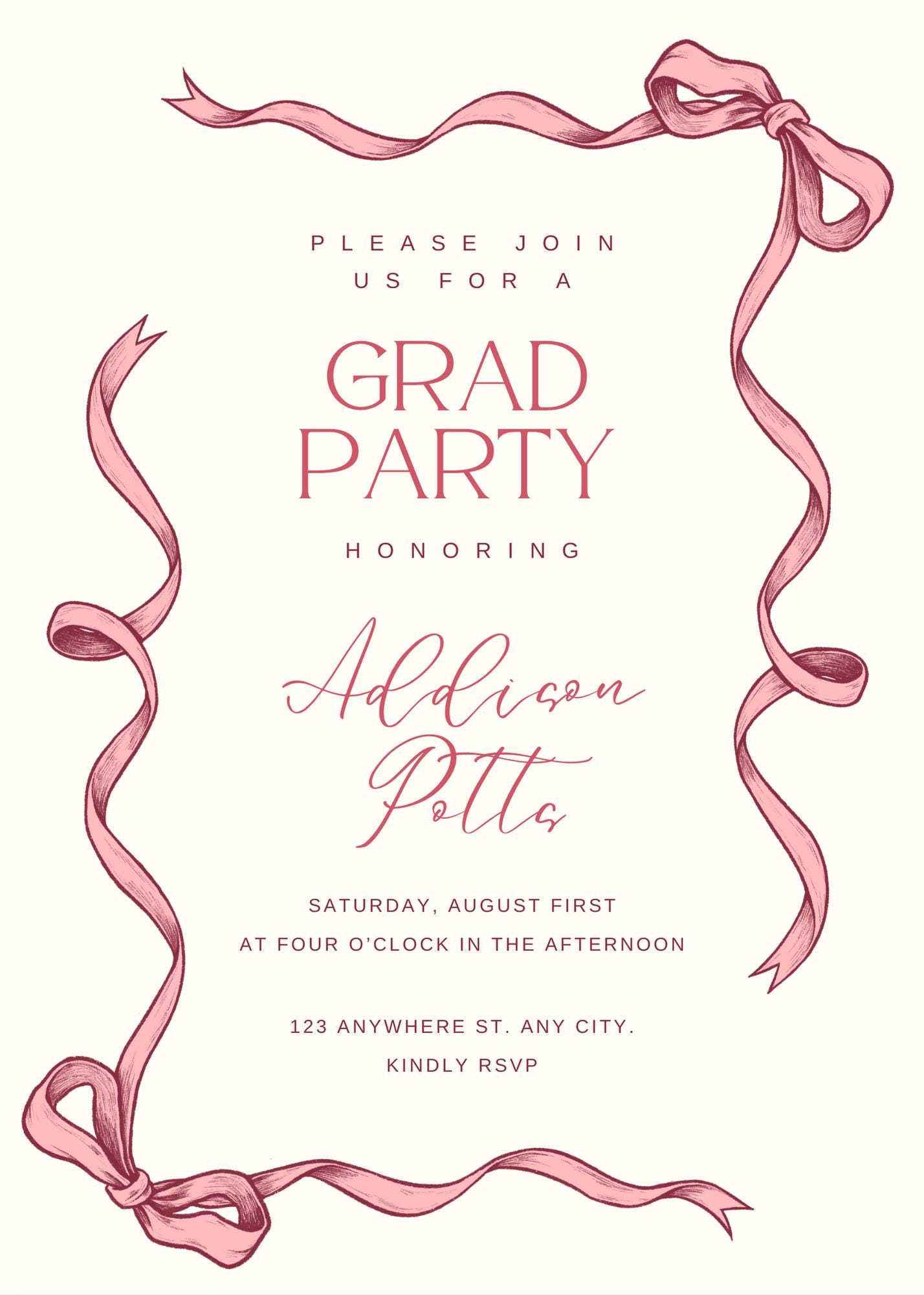 Custom Graduation Party Cards - Etsy