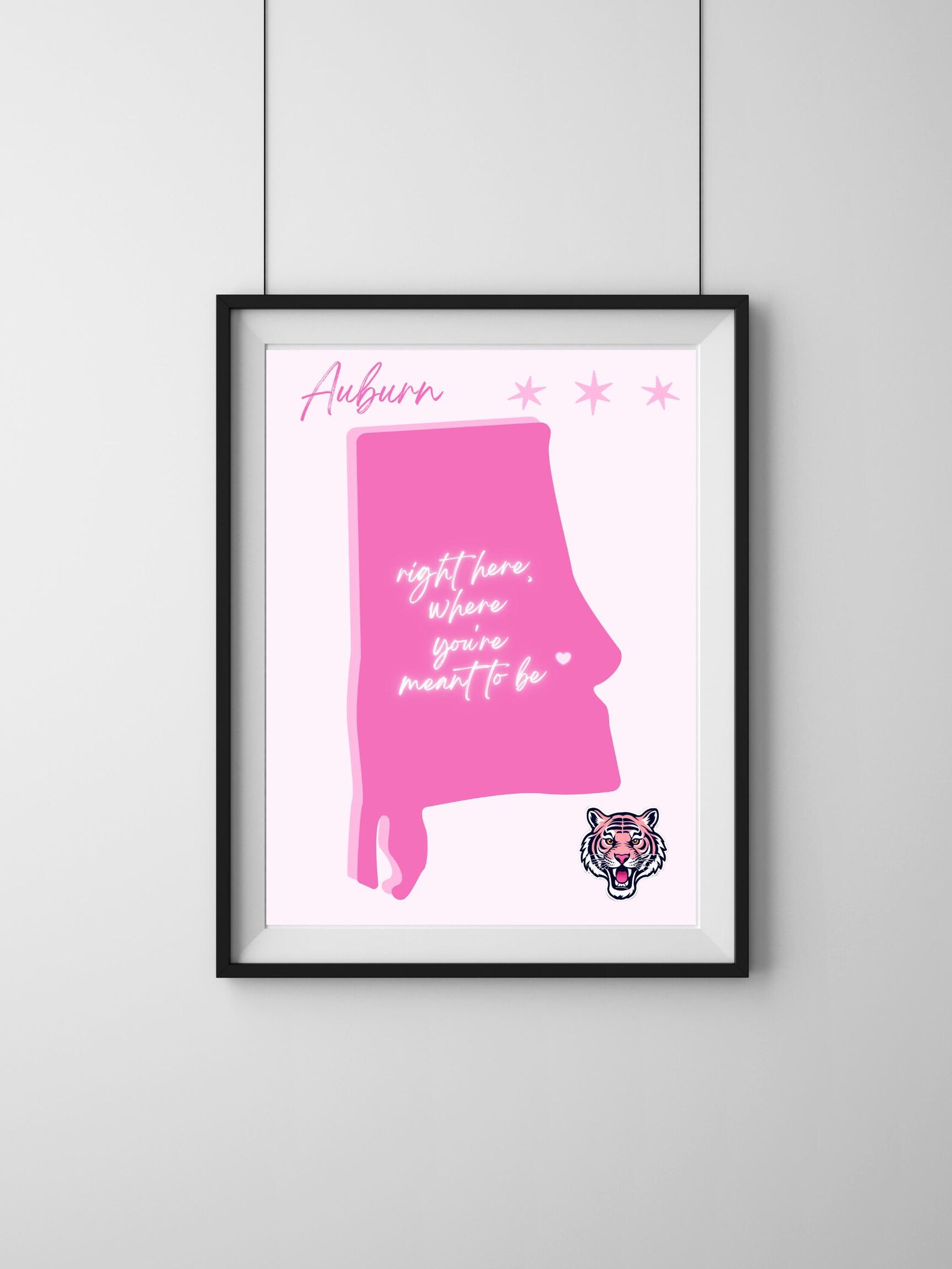 Custom College Wall Art for Dorm - Etsy