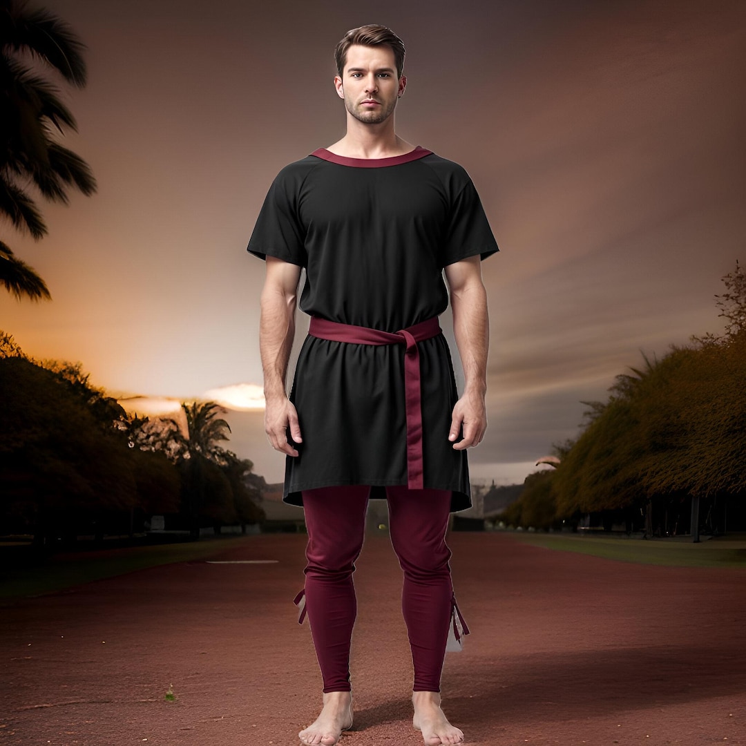 Mens Medieval Pirate Tunic Knight Warrior Pirate Shirt Renaissance ...