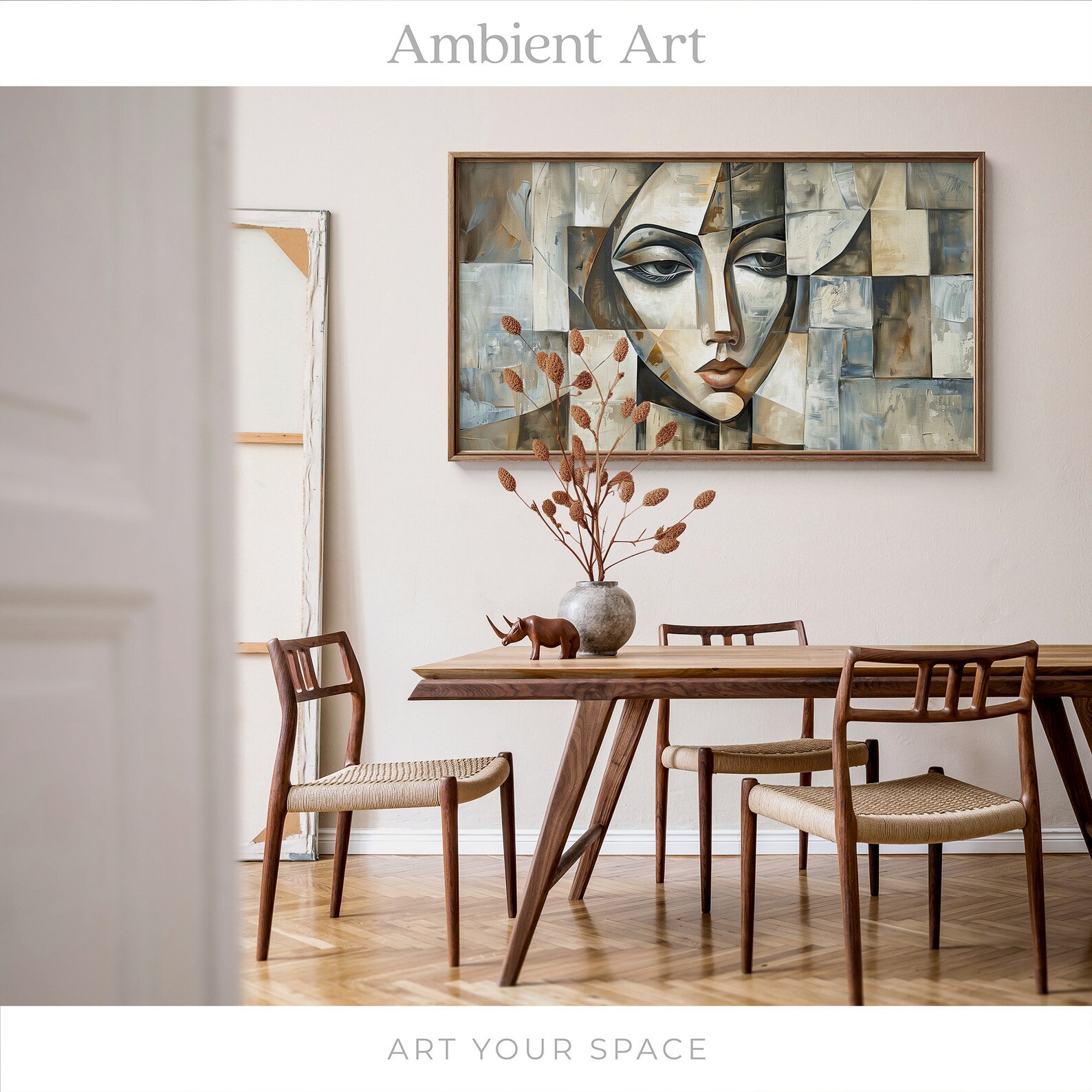Cubist Woman Portrait Oil Painting Samsung Frame TV Art 8K 4K AA_TV_142 ...