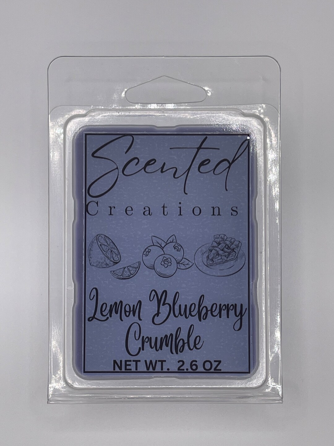 Lemon Blueberry Crumble Wax Melts: 2.6oz Soy Wax Cubes - Etsy
