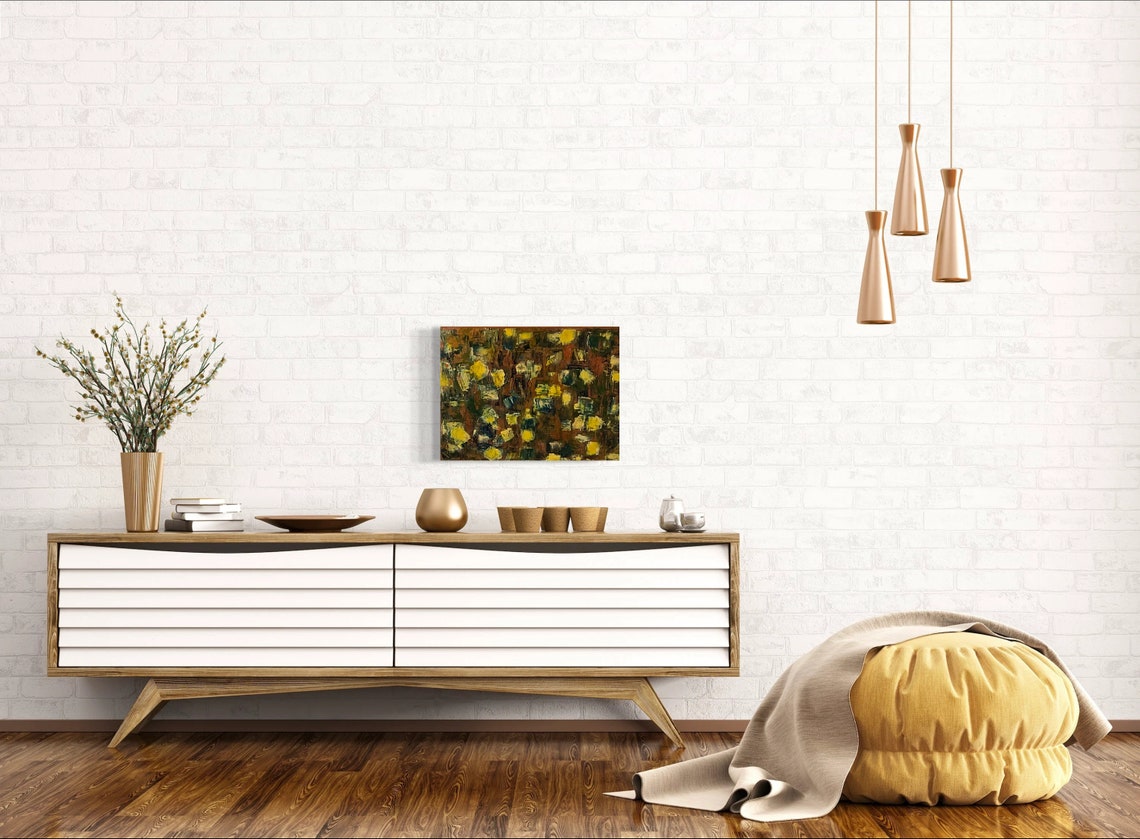 Strikingly Appealing rain in the Sun Modern Art Abstract Painting ...