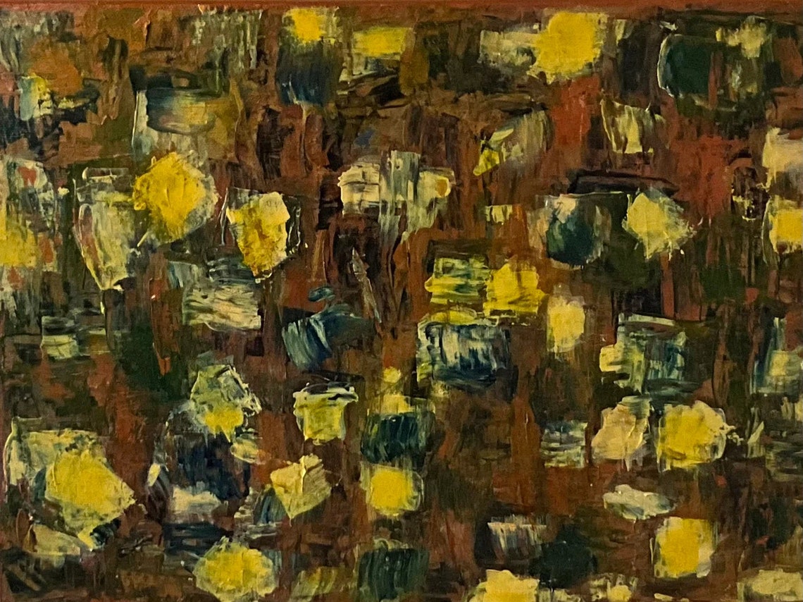 Strikingly Appealing rain in the Sun Modern Art Abstract Painting ...