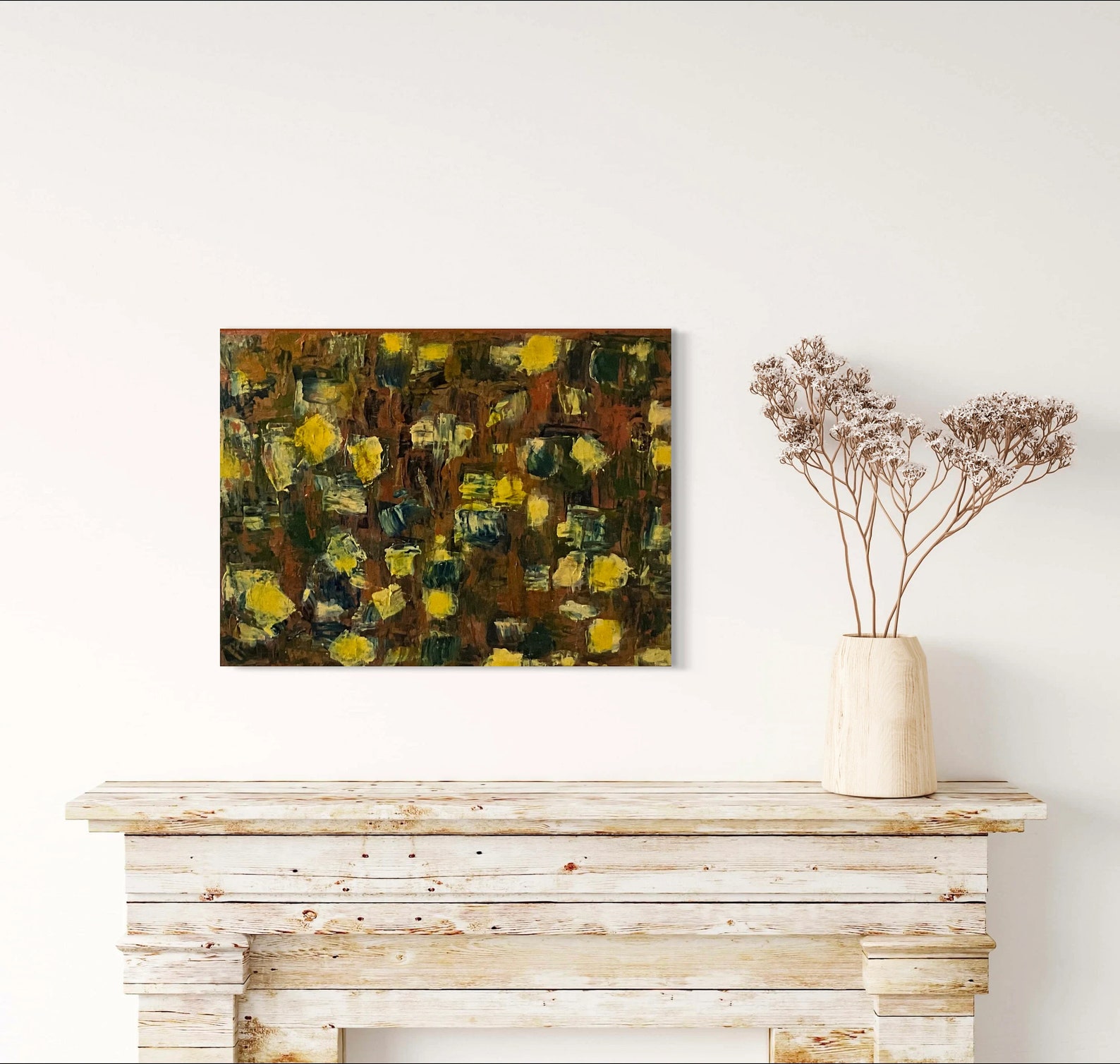 Strikingly Appealing rain in the Sun Modern Art Abstract Painting ...