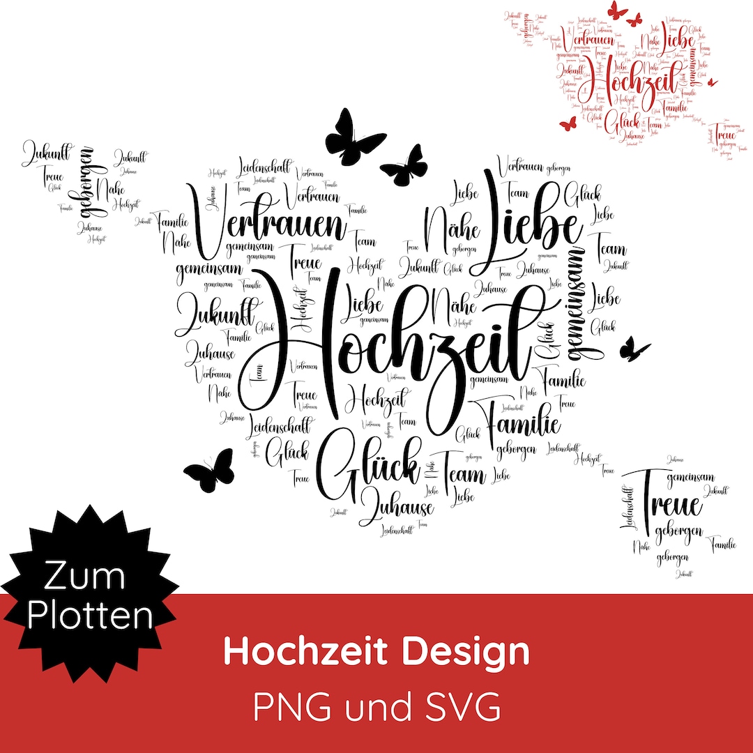 Wedding Plotter File SVG PNG · Cricut Silhouette Studio · Heart SVG ...